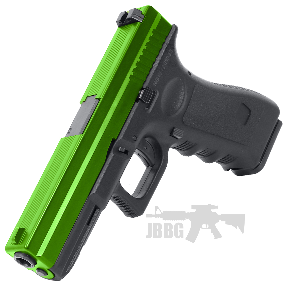 HG184 Gas Blowback Sportline Airsoft Pro Pistol Two-Tone Green