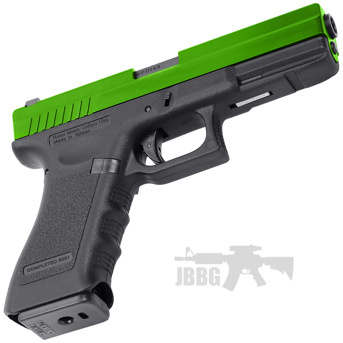 HG184 Gas Blowback Sportline Airsoft Pro Pistol Two-Tone Green