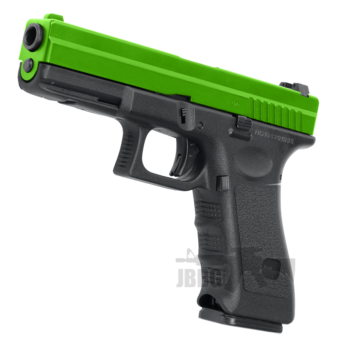 HG184 Gas Blowback Sportline Airsoft Pro Pistol Two-Tone Green