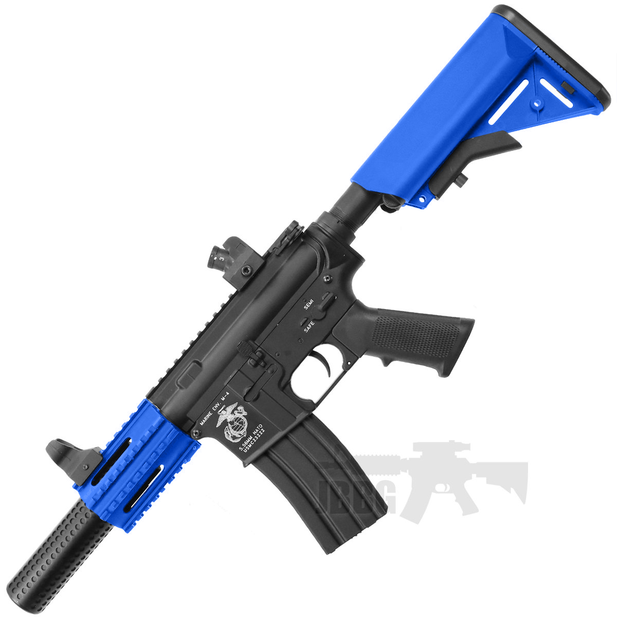 M4 Micro SD Gen2 Airsoft Gun Two-Tone Blue - Just BB Guns