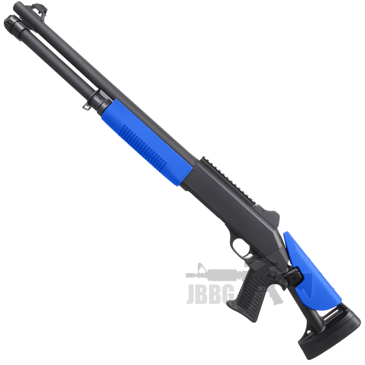 M56DLBL Double Eagle Pump Action Airsoft Shotgun Blue