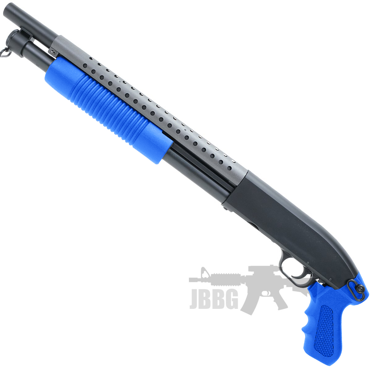 M58B Spring Action Shotgun Two-Tone Blue - Just BB Guns