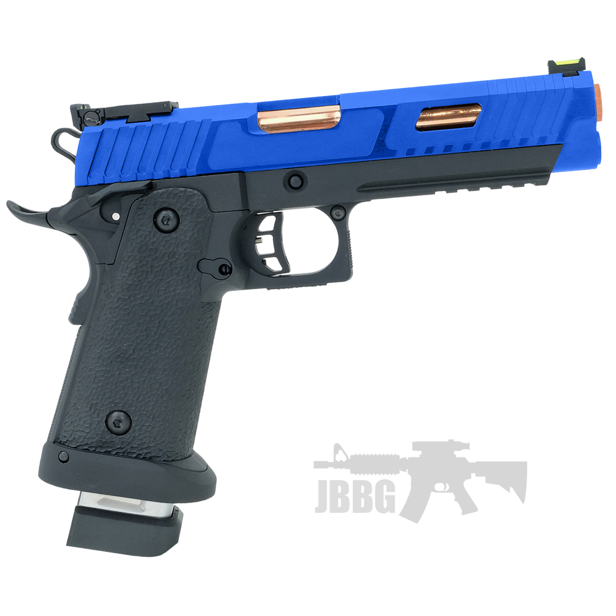 Baba Yaga Beta Combat Master Gas Blowback Airsoft Pistol Blue