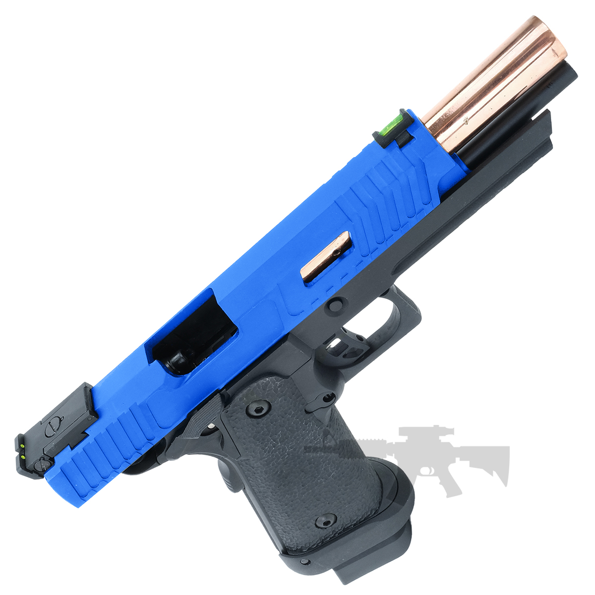Baba Yaga Beta Combat Master Gas Blowback Airsoft Pistol Blue
