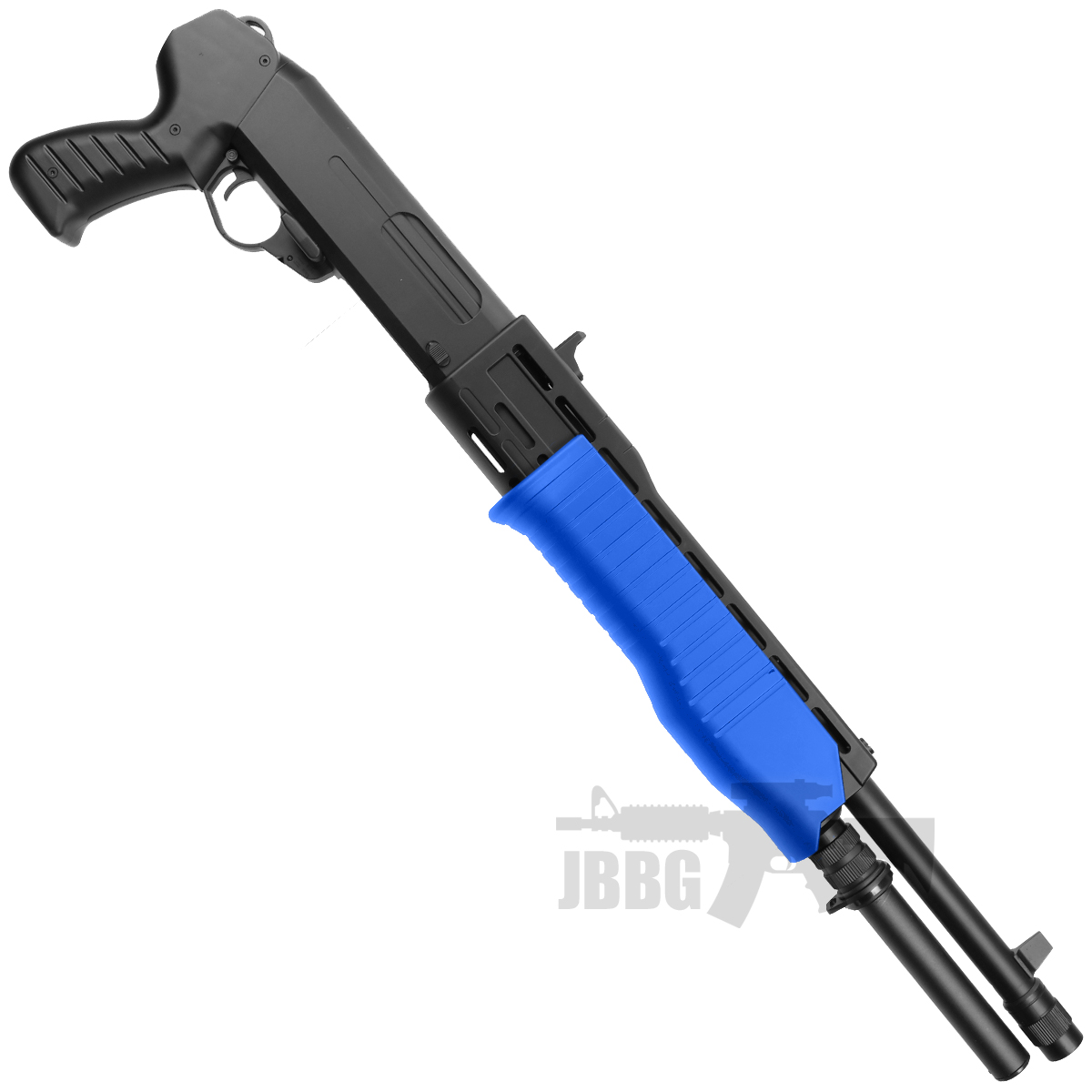 M63 Multi Shot Airsoft BB Shotgun Two-Tone Blue - Just BB Guns