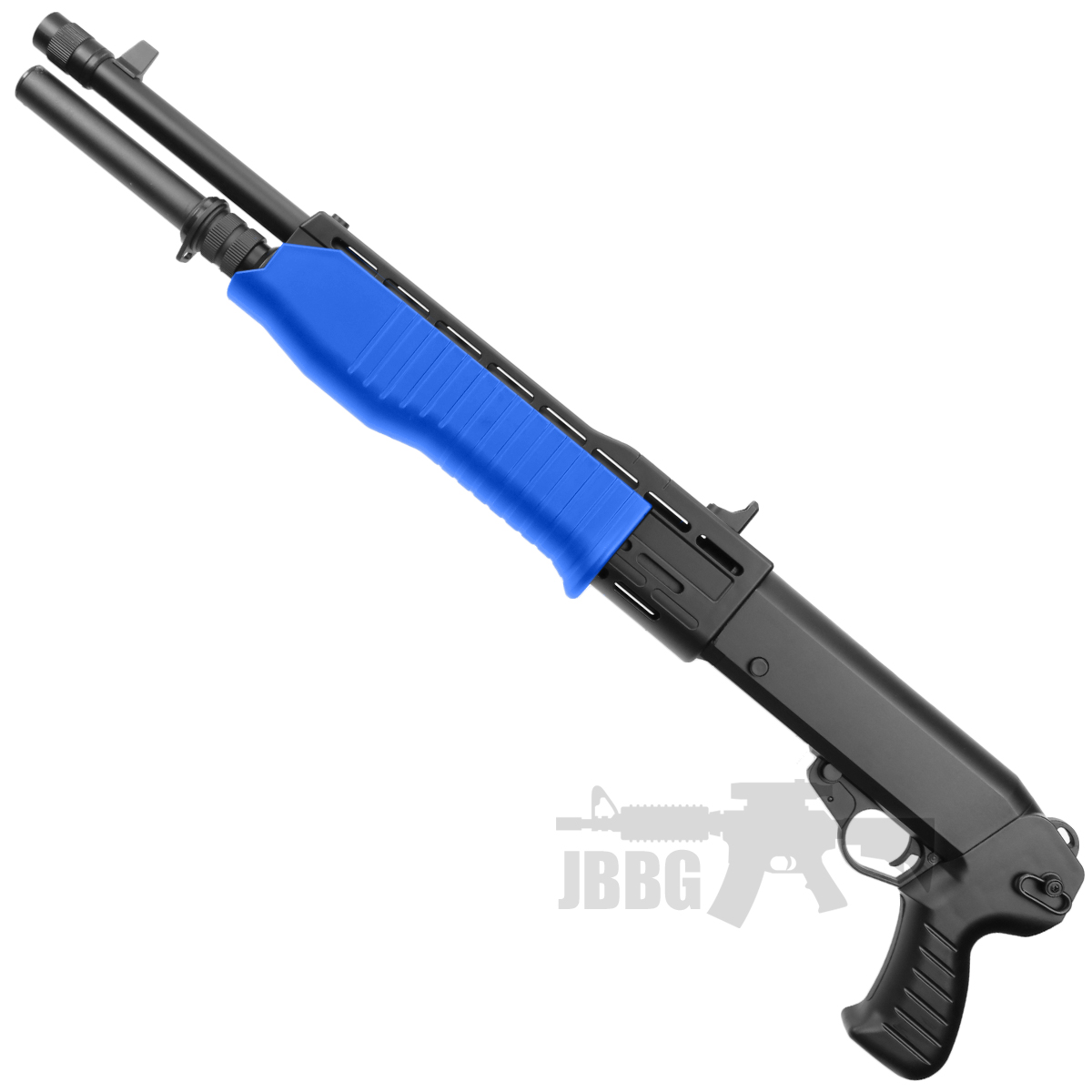 M63 Multi Shot Airsoft BB Shotgun Two-Tone Blue - Just BB Guns