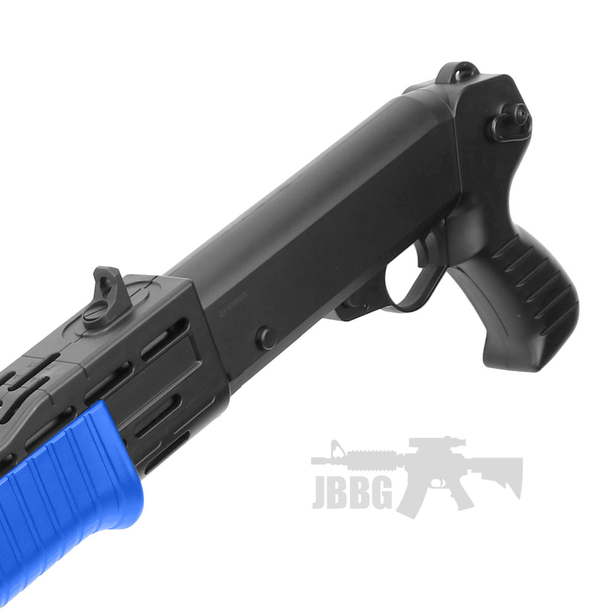 M63 Multi Shot Airsoft BB Shotgun Two-Tone Blue - Just BB Guns