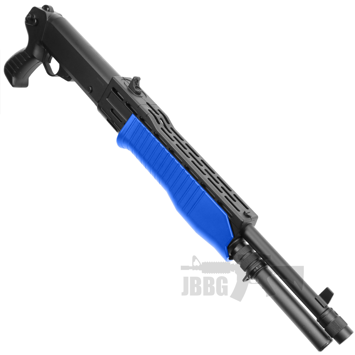 M63 Multi Shot Airsoft BB Shotgun Two-Tone Blue - Just BB Guns