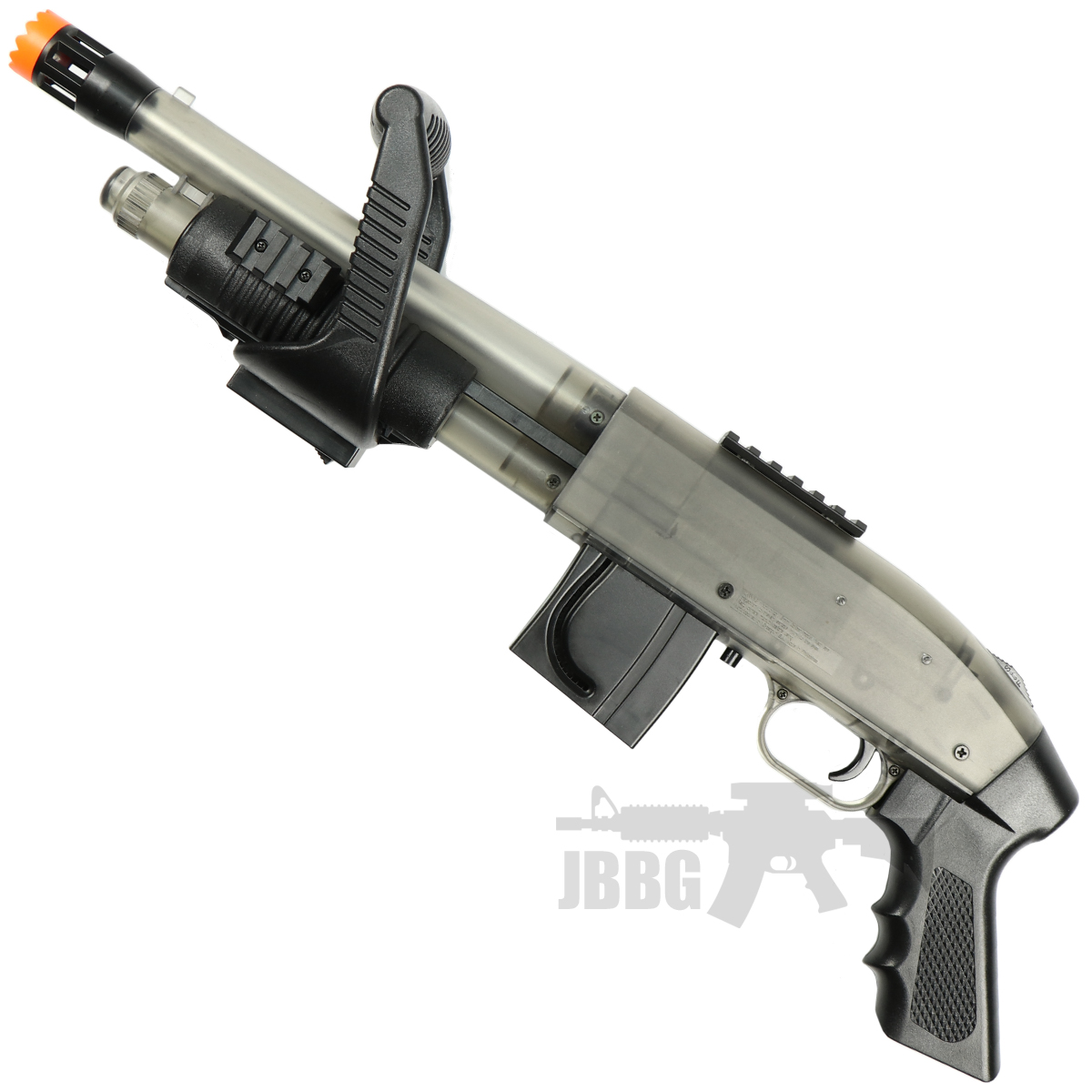 Mossberg Chainsaw Airsoft Shotgun Clear Two Tone - Just BB Guns