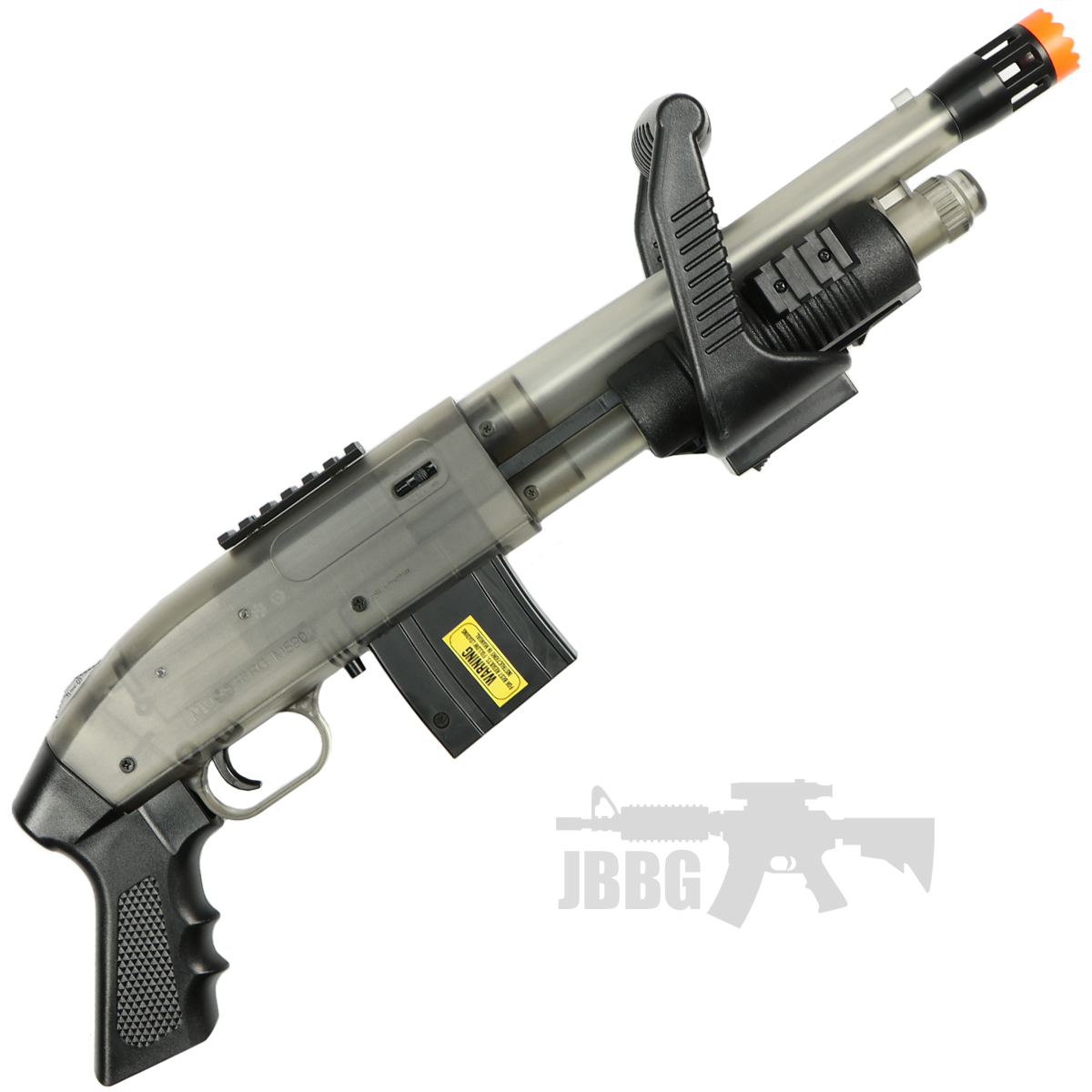 Mossberg Chainsaw Airsoft Shotgun Clear Two Tone - Just BB Guns
