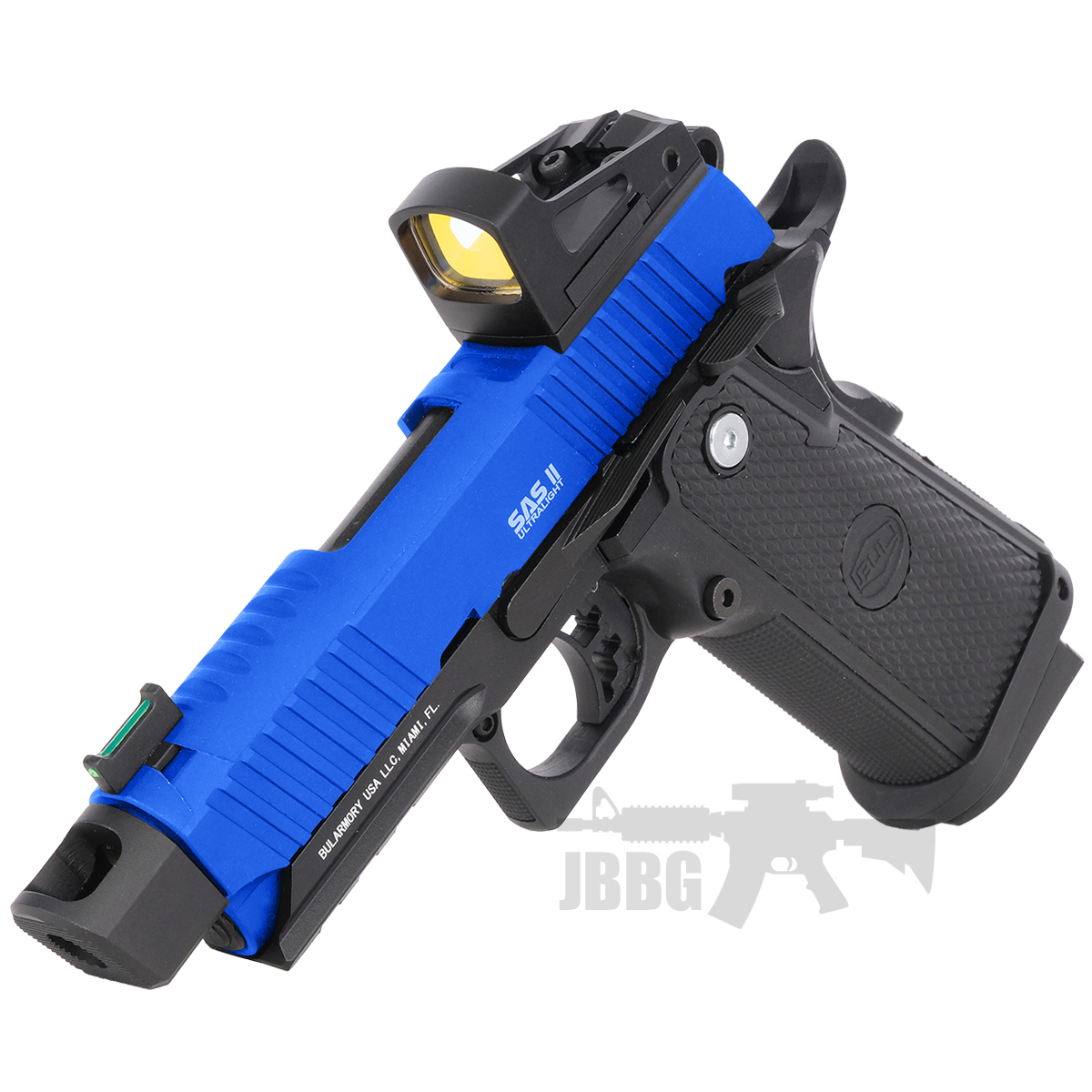 SAS II Ultralight Gas Blowback Airsoft Pistol with MOS Blue