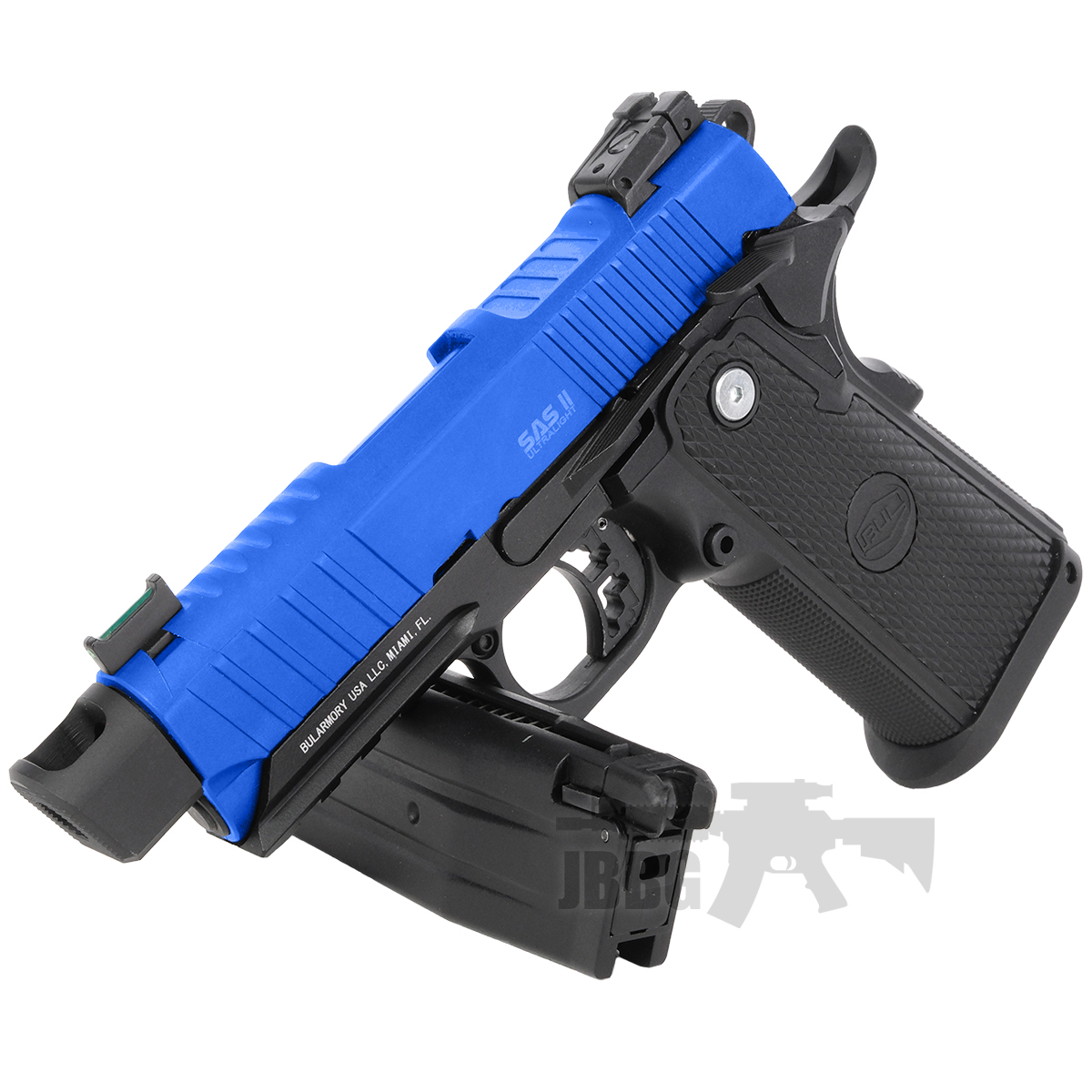SAS II Ultralight Gas Blowback Airsoft Pistol Two-Tone Blue - Just BB Guns