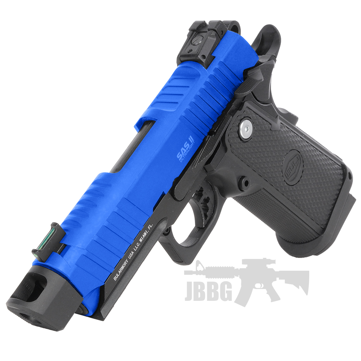 SAS II Ultralight Gas Blowback Airsoft Pistol Two-Tone Blue - Just BB Guns