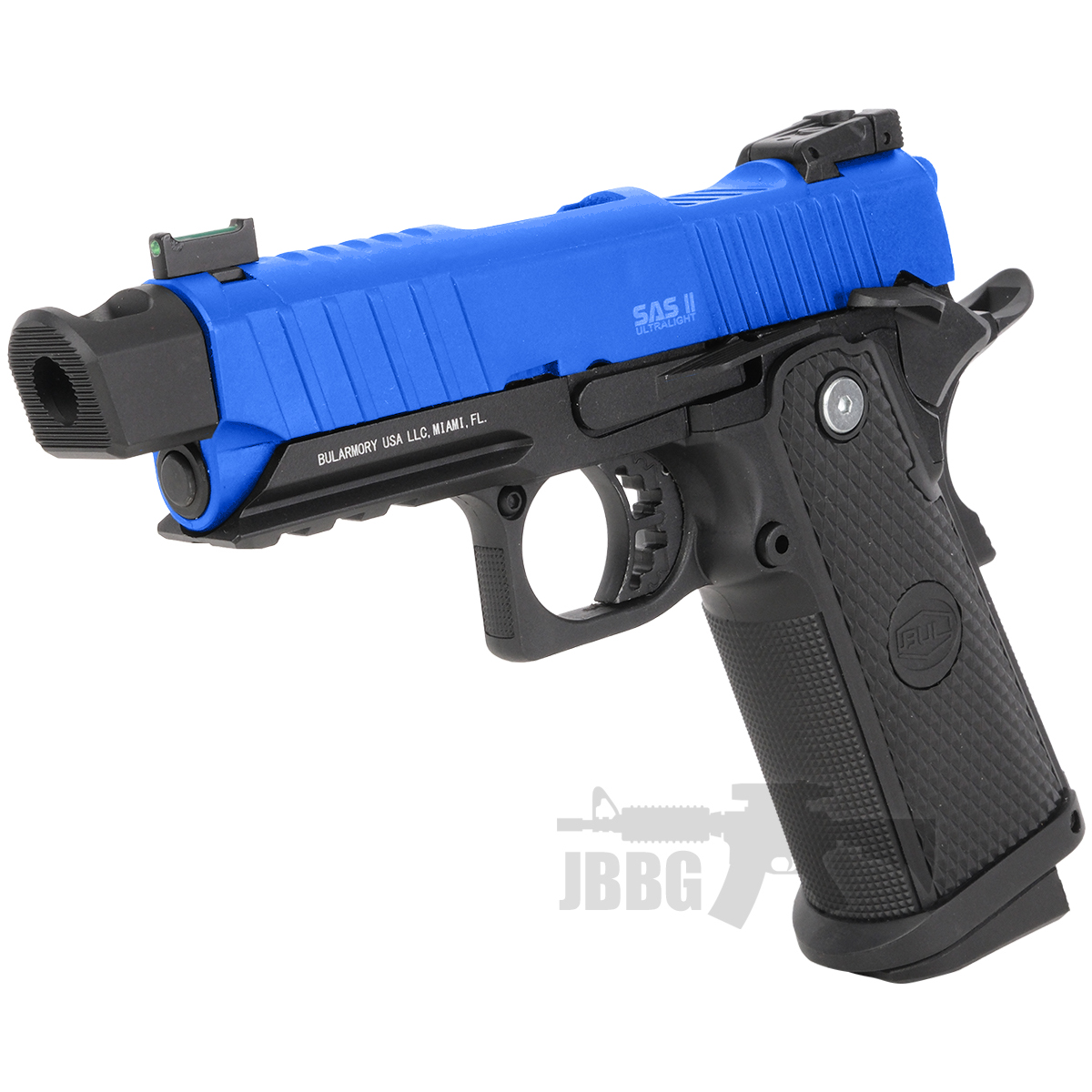 SAS II Ultralight Gas Blowback Airsoft Pistol Two-Tone Blue - Just BB Guns