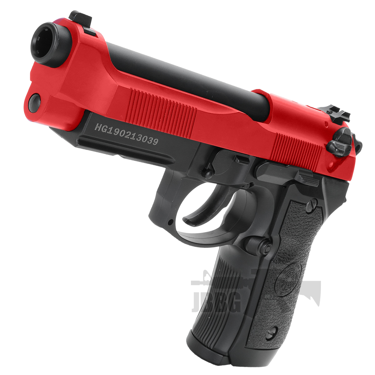 HG190 ABS Gas Airsoft Pistol Red - Just BB Guns