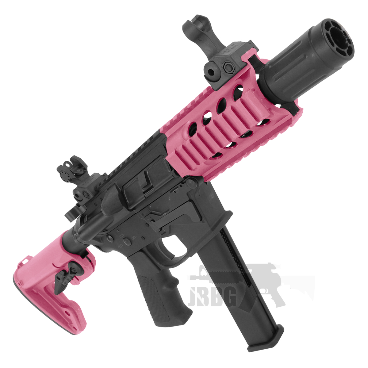 Bulldog TWS 9mm SBR Gas Blowback Lite Airsoft Gun Pink