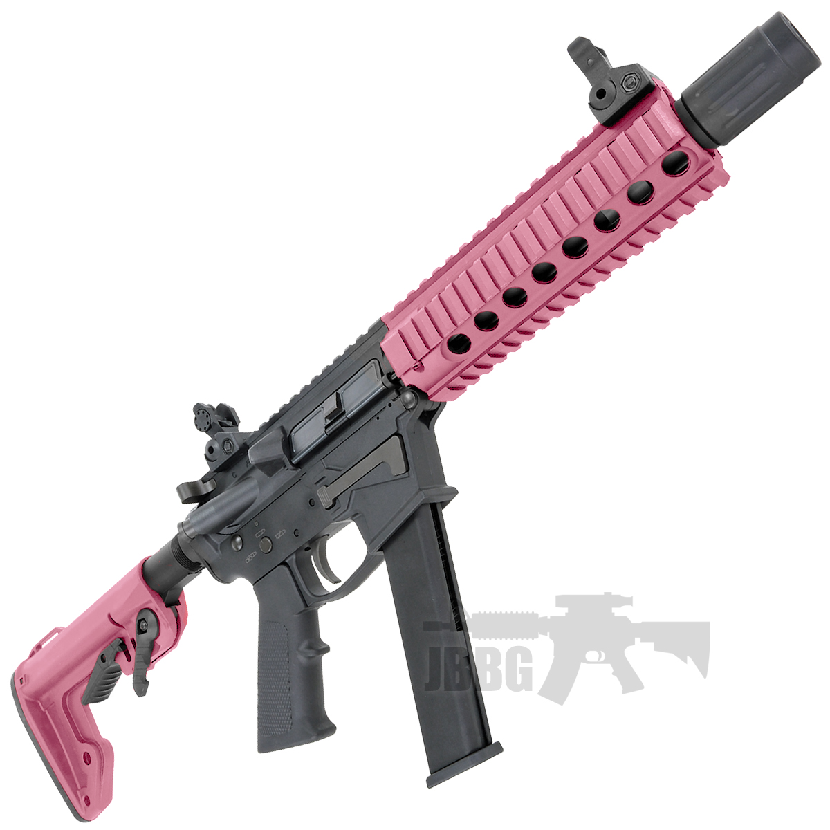 Bulldog TWS 9mm Carbine Gas Blowback Lite Airsoft Gun Pink