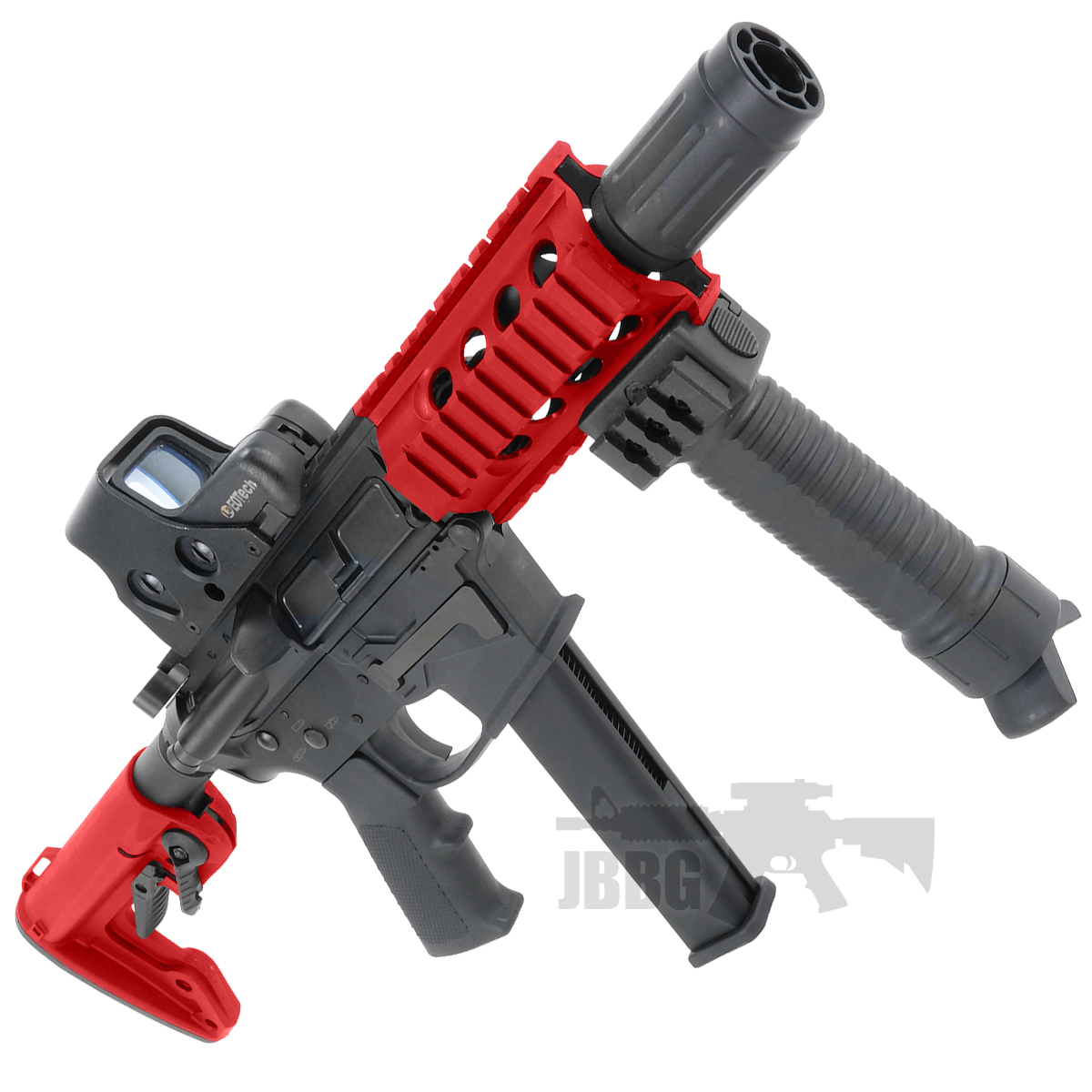 Bulldog TWS 9mm SBR Gas Blowback Lite Airsoft Gun Red