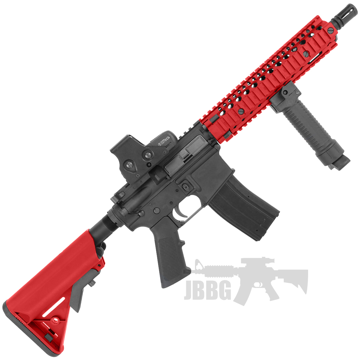 Bulldog TWS MK18 Gas Blowback Lite Airsoft Gun Two-Tone Red
