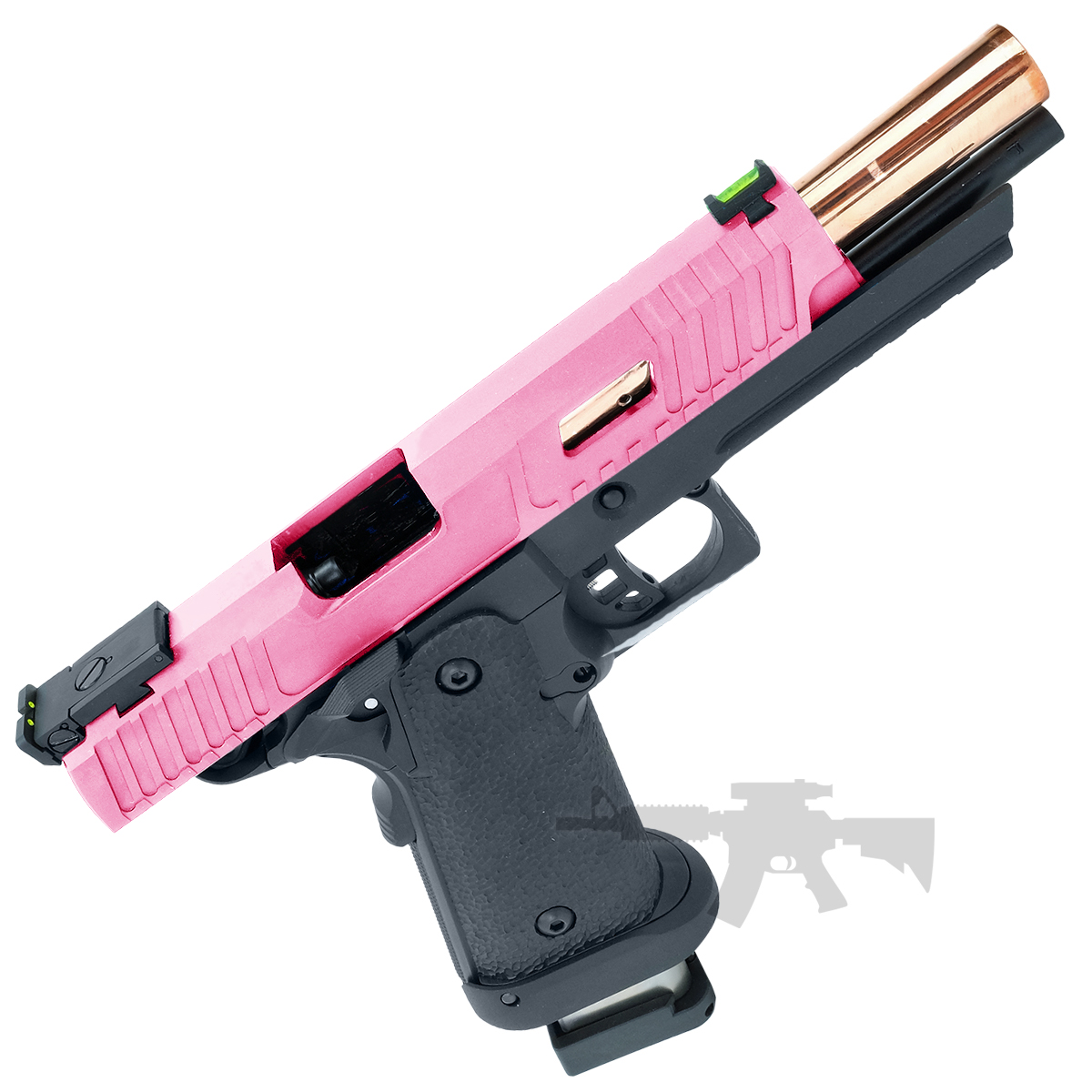 Baba Yaga Beta Combat Master Hi-Capa Co2 Airsoft Pistol Pink
