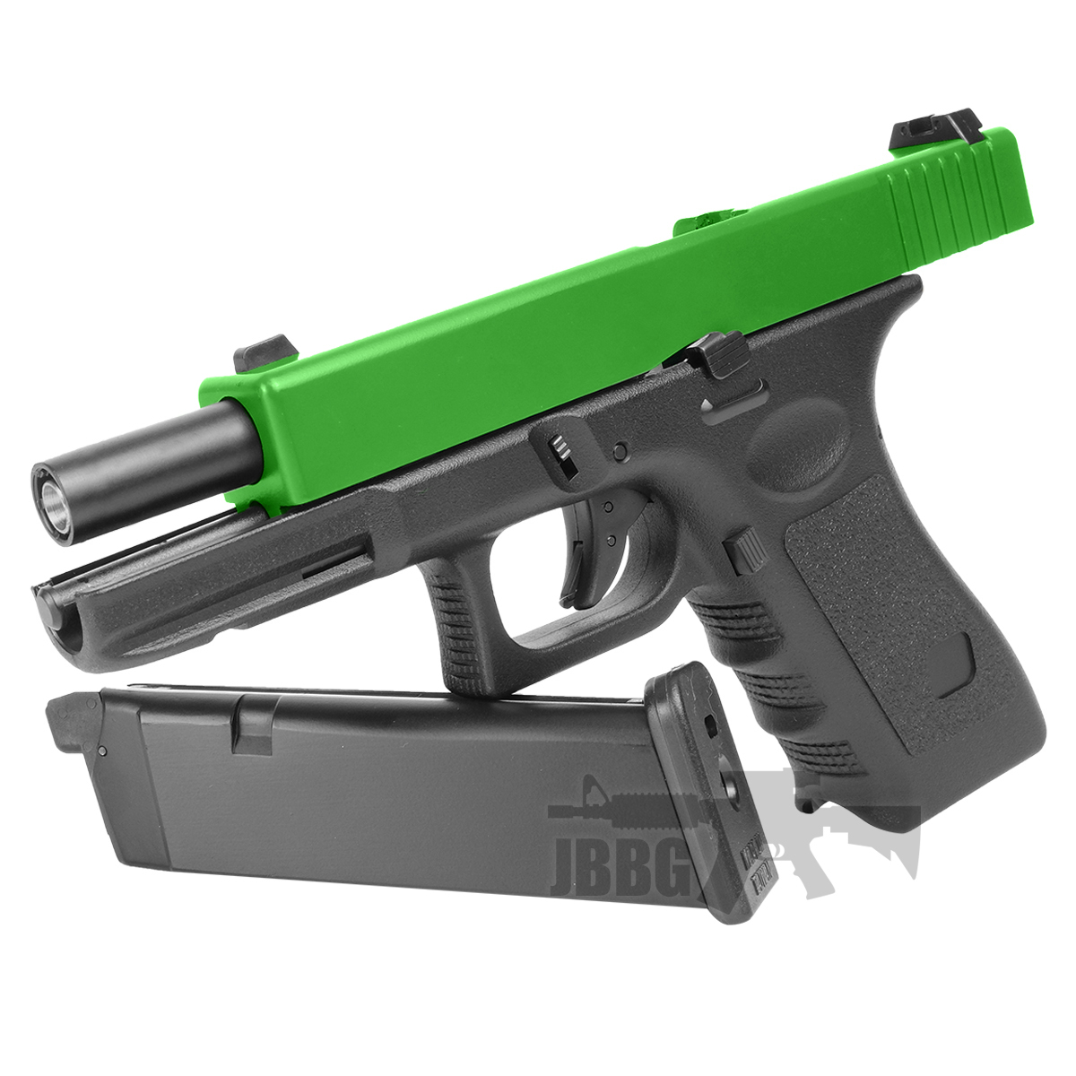 HG185 G17 Gas Airsoft Pistol Two-Tone Green - Just BB Guns