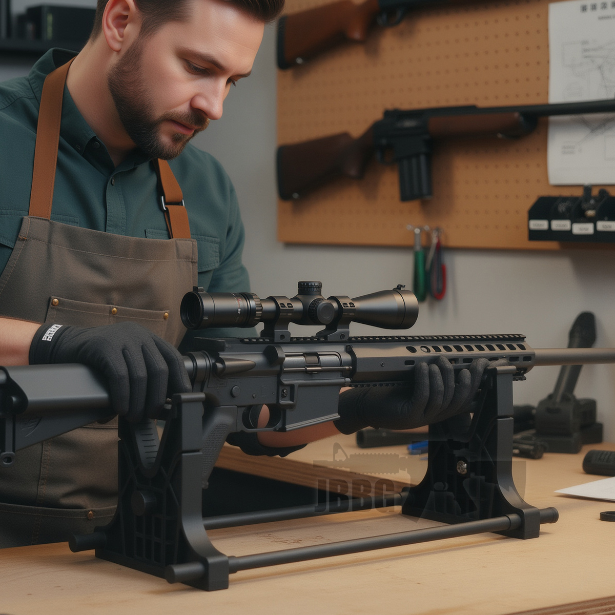 Dual Purpose Adjustable Rifle Display Stand