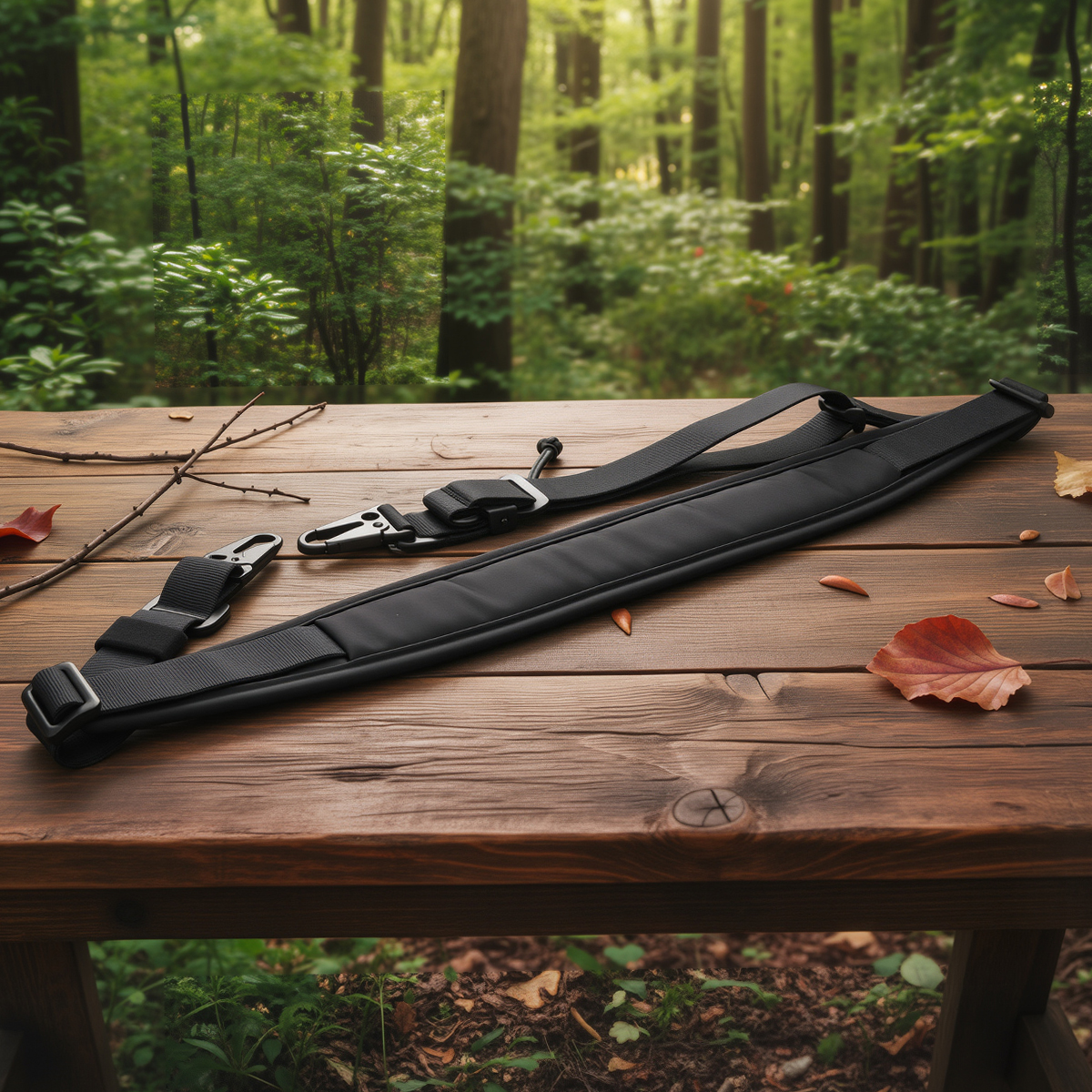 D124 Rifle Strap with Padding and Quick-Adjust Black - Just BB Guns