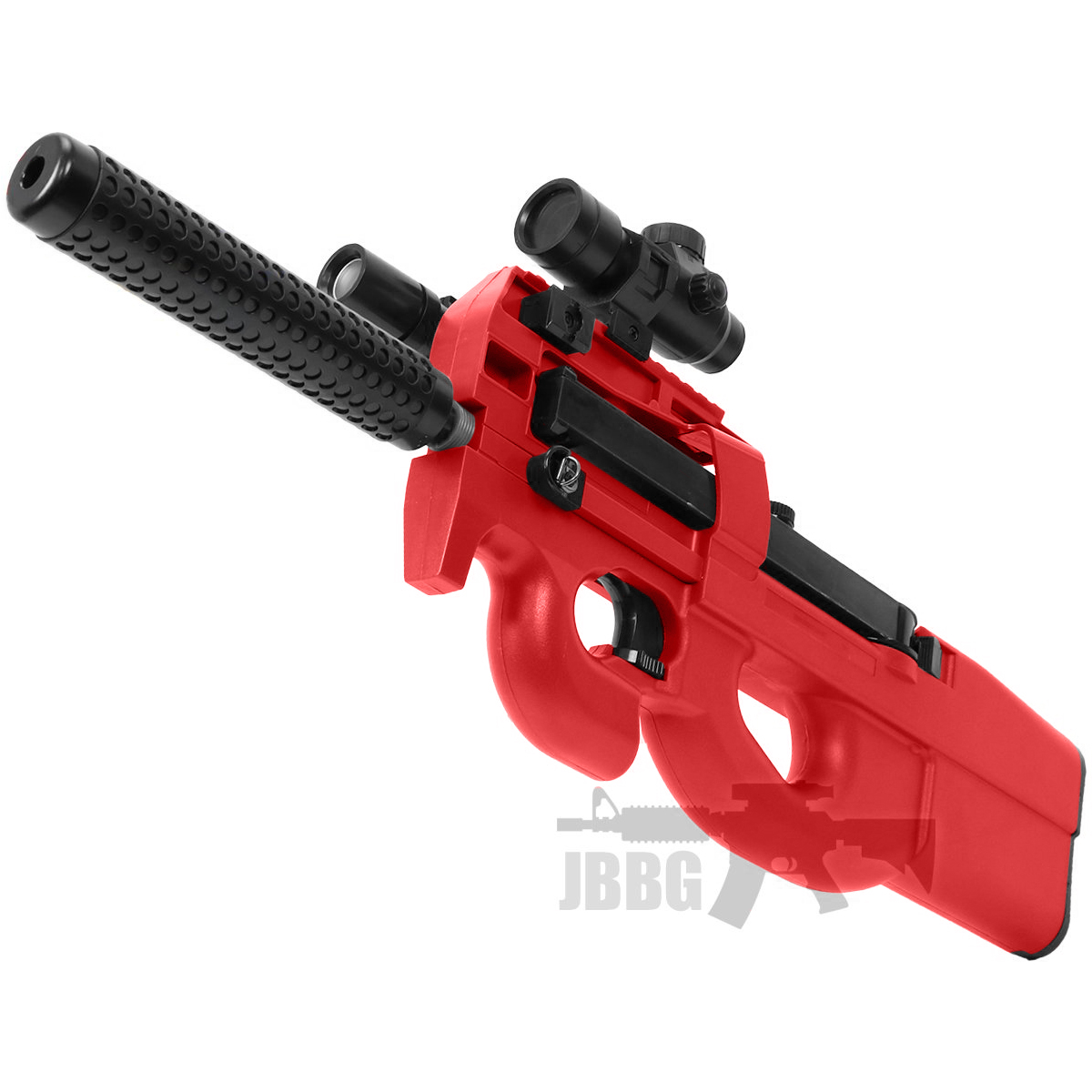 Well D90H D90 AEG Airsoft BB Gun Set Two-Tone Red - Just BB Guns