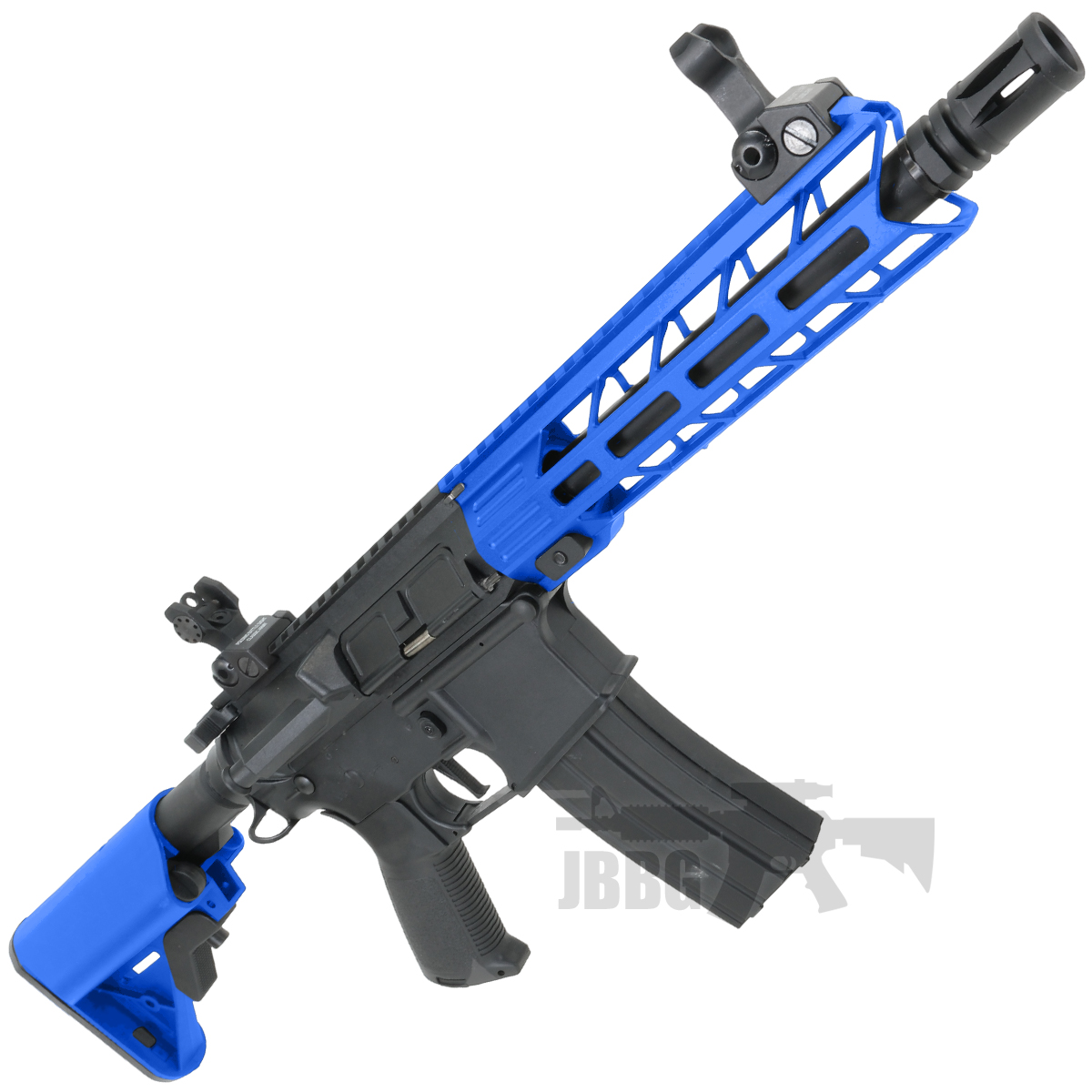 Classic Army AR4 8 Inch Sportline AEG Airsoft Rifle Blue