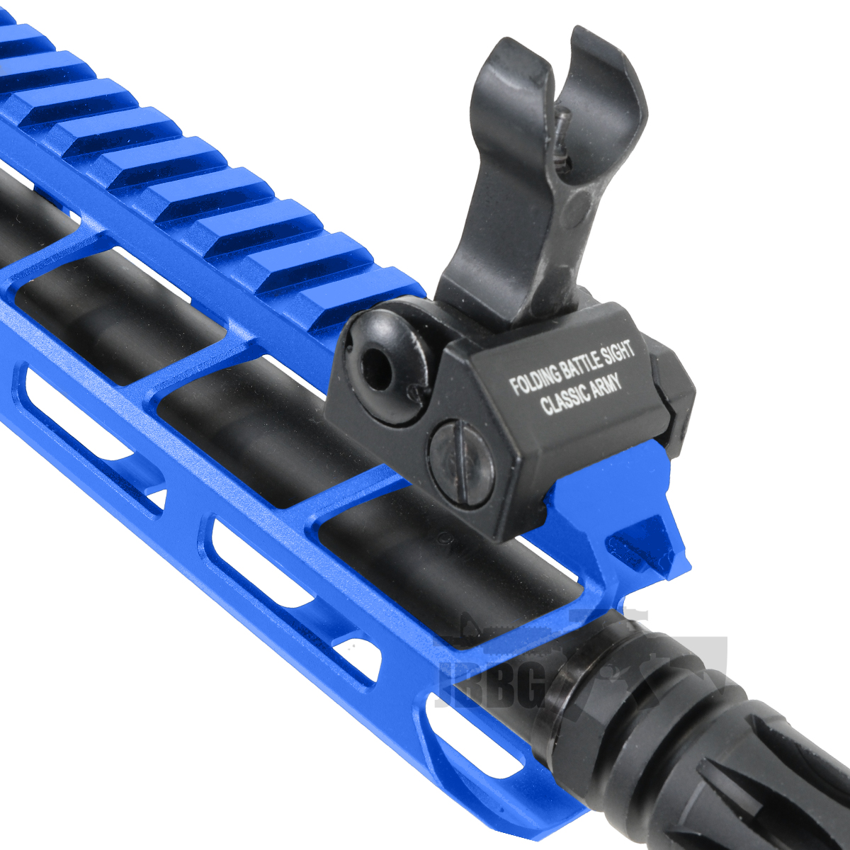 Classic Army AR4 8 Inch Sportline AEG Airsoft Rifle Blue