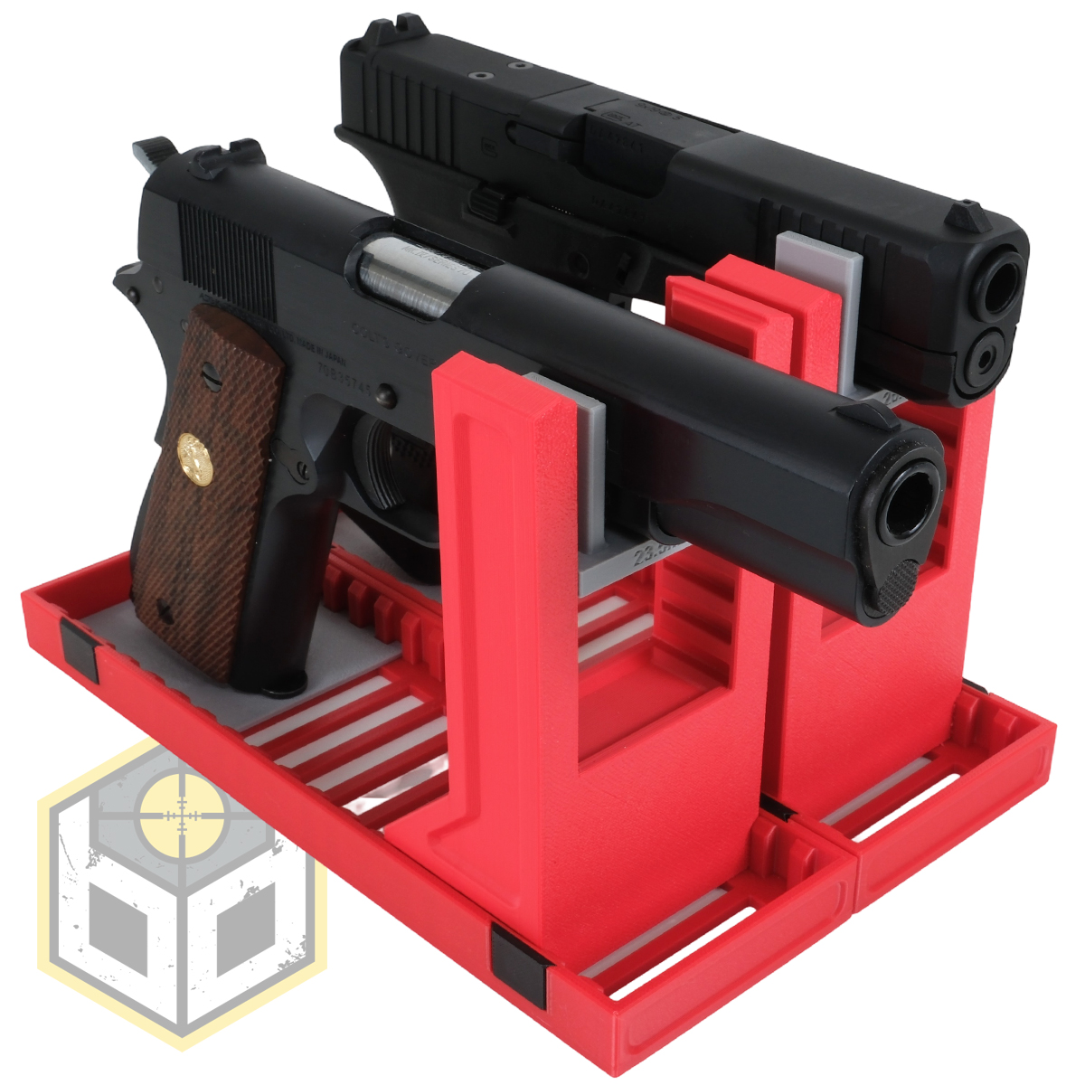 UM Pistol Stand Set Red (UM1R) - Just BB Guns