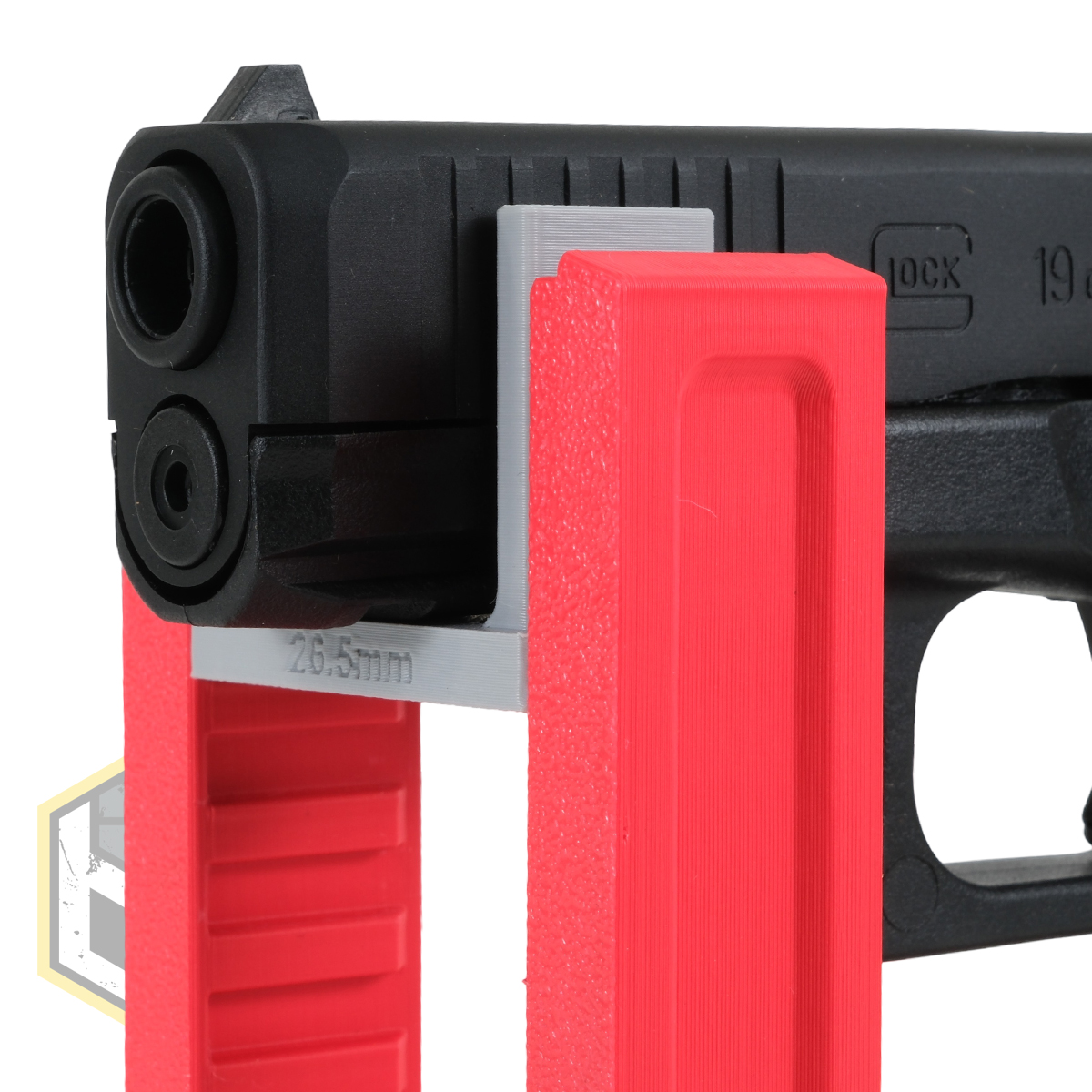 UM Pistol Stand Set Red - Just BB Guns
