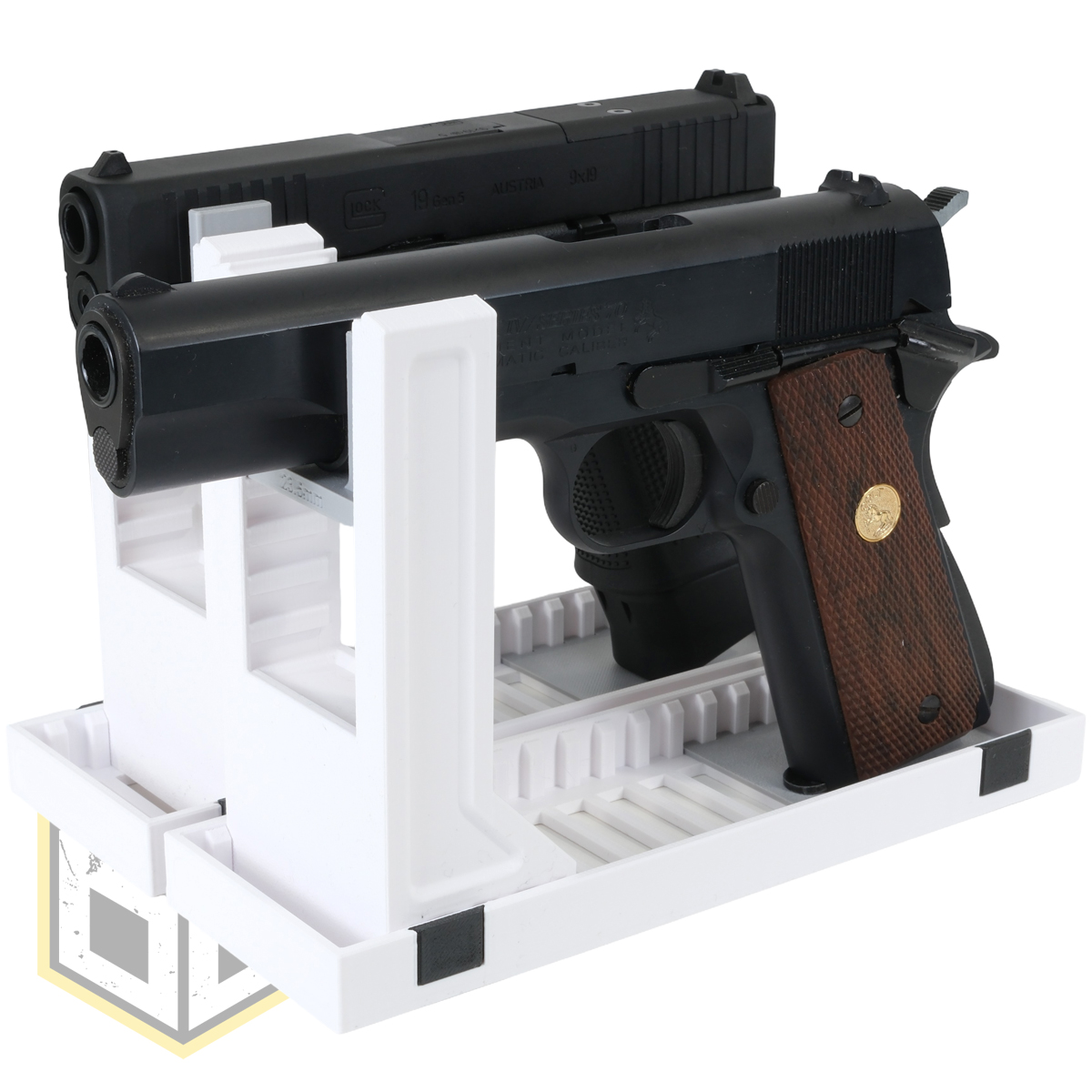 UM Pistol Stand Set White - Just BB Guns