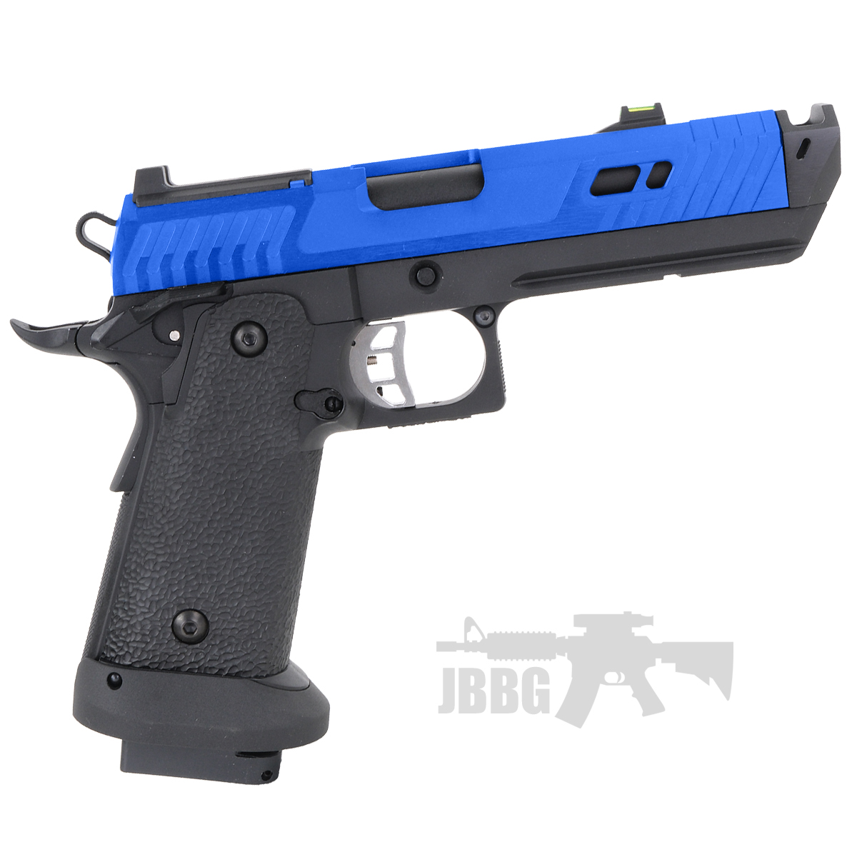 SRC Dark Viper Dual Power Blowback MOS Airsoft Pistol Gas Blue