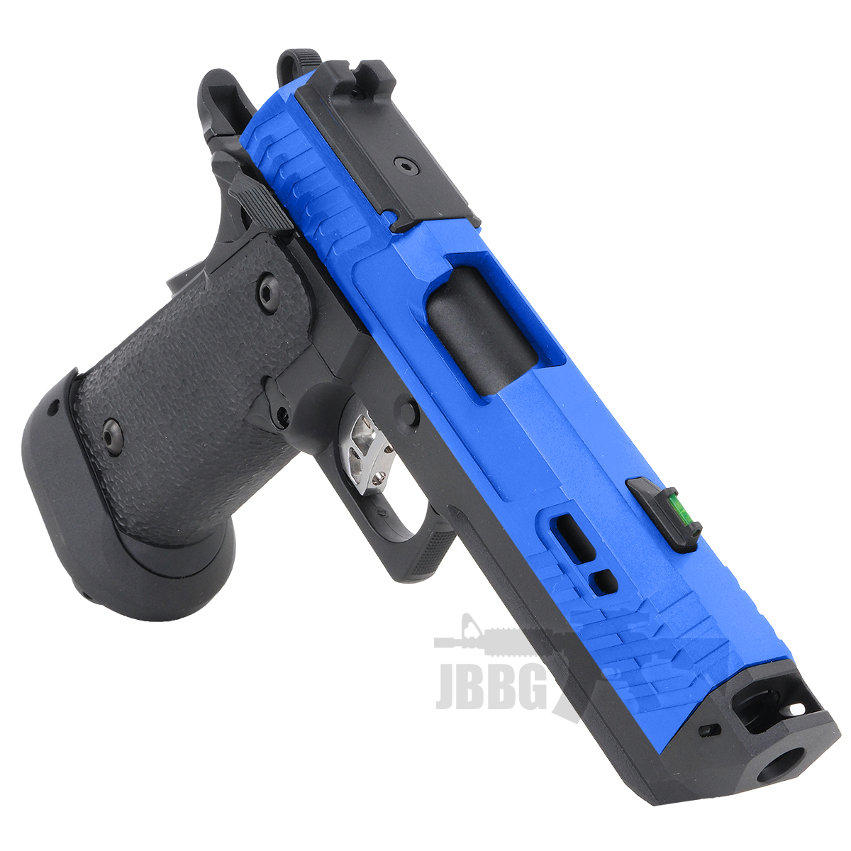 SRC Dark Viper Dual Power Blowback MOS Airsoft Pistol Gas Blue