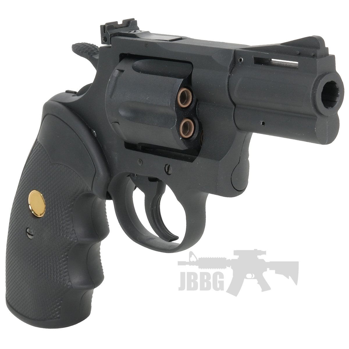 King Arms Python .357 Co2 Revolver 2.5 Snub Nose in Black - Just BB Guns