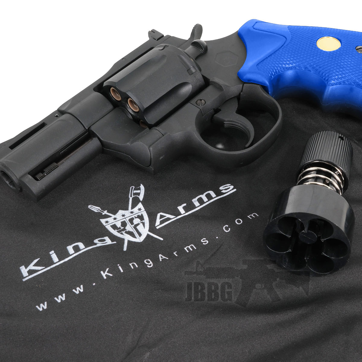 King Arms Python .357 Co2 Revolver 2.5 Snub Nose Blue