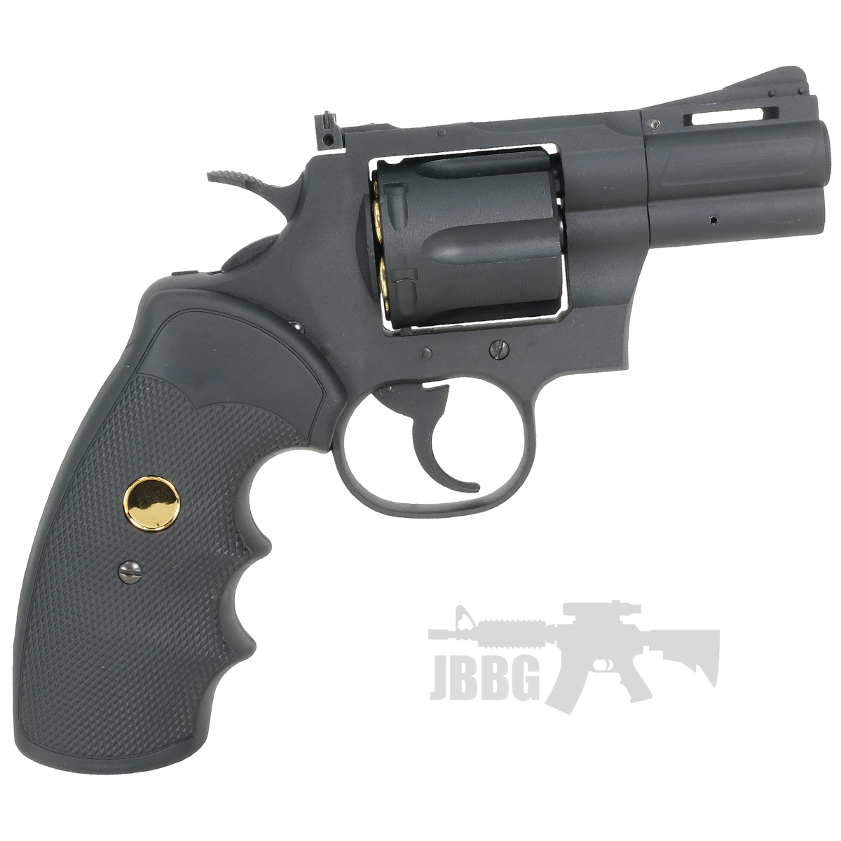 King Arms Python .357 Co2 Revolver 2.5 Snub Nose in Black - Just BB Guns