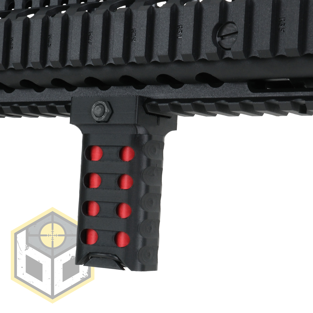 5KU Skeletonised Vertical Foregrip for Picatinny Rail V1 Horizontal
