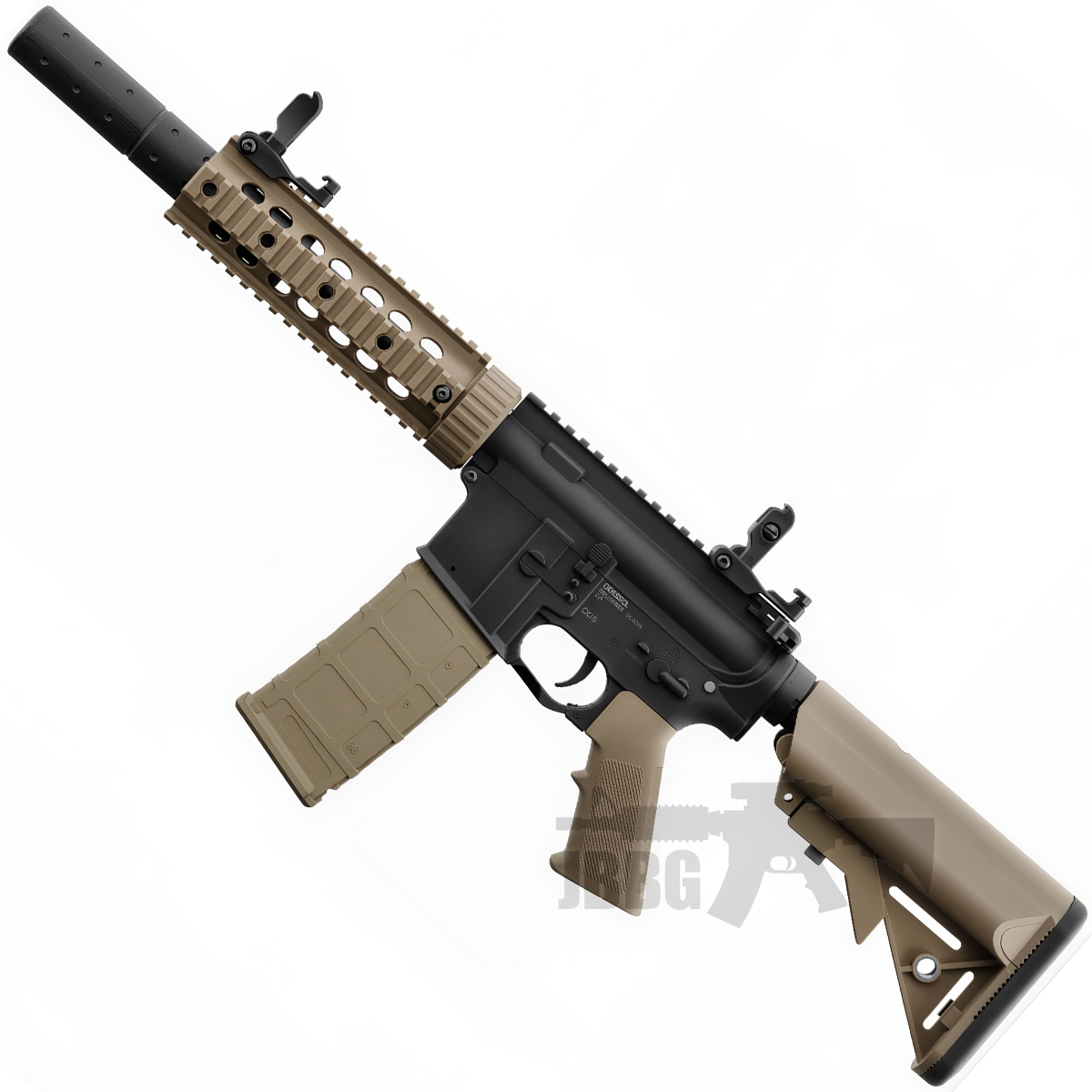 Nuprol Delta Pioneer M4SD AEG Airsoft Rifle FDE Tan - Just BB Guns